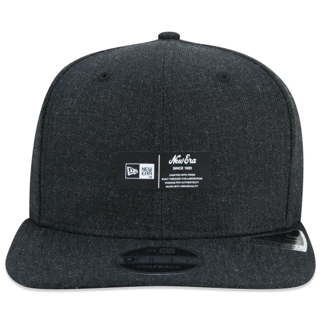 Boné 9FIFTY Original Fit Snapback Core Aba Reta Preto | New Era | New Era Brasil